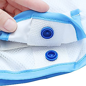 Wisexplorer Medical Hand Restraints Safety Mitts Glove for Dementia Elderly and Patients, Fingers Separated Design with Breathable Mesh and Thick Sponge