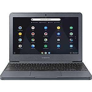 SAMSUNG Chromebook 3 11.6-inch HD WLED Intel Celeron 4GB 32GB eMMC Chrome OS Laptop (Charcoal)