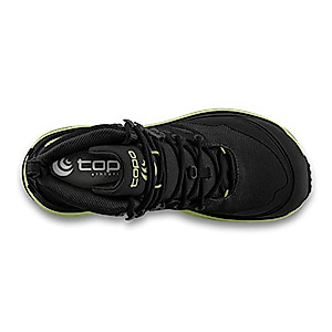 Topo Athletic Women's Trailventure 2 Comfortable Lightweight 6MM Drop Trail Running Shoes, Athletic Shoes for Trail Running, Black/Mint, Size 9