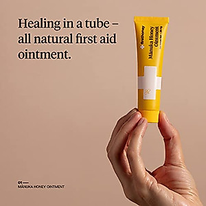 First Honey® Sterile Manuka Honey Ointment |100% Medical Grade Manuka Honey for Minor Burns, Wounds, and Cuts | Chemical-Free and Drug-Free |1.0oz