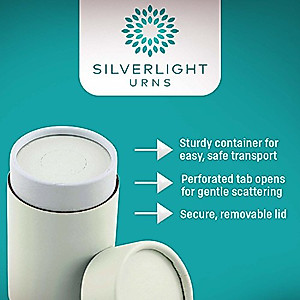 Golf Scattering Tube - Extra Small, Biodegradable Cremation Urn for Ashes, Extra Small Sized Cremation Urn, 5.25 Inches High