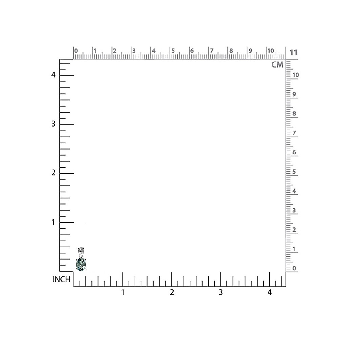 Silvershake 7X5mm Simulated Alexandrite 925 Sterling Silver Solitaire Pendant with 18 Inch Necklace