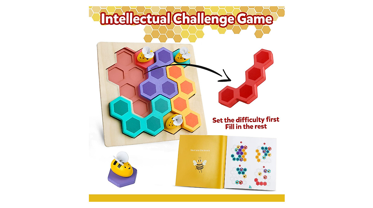 Brain Teasers Logic Game - Montessori Puzzle for Kids