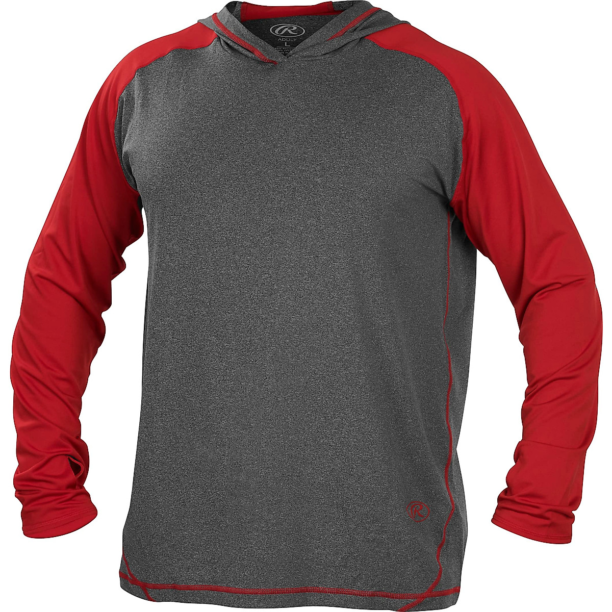 Rawlings HLWH-GR/S-90, Graphite/Scarlet, Large