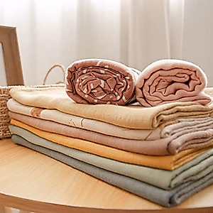 Moonkie Muslin Swaddle Blanket | Comfort Soft Baby Blanket for Boys and Girls | Silky Bamboo Infant Receiving Blanket Baby Swaddle Wrap | Unisex, 47 x 47 inches, 4 Pack