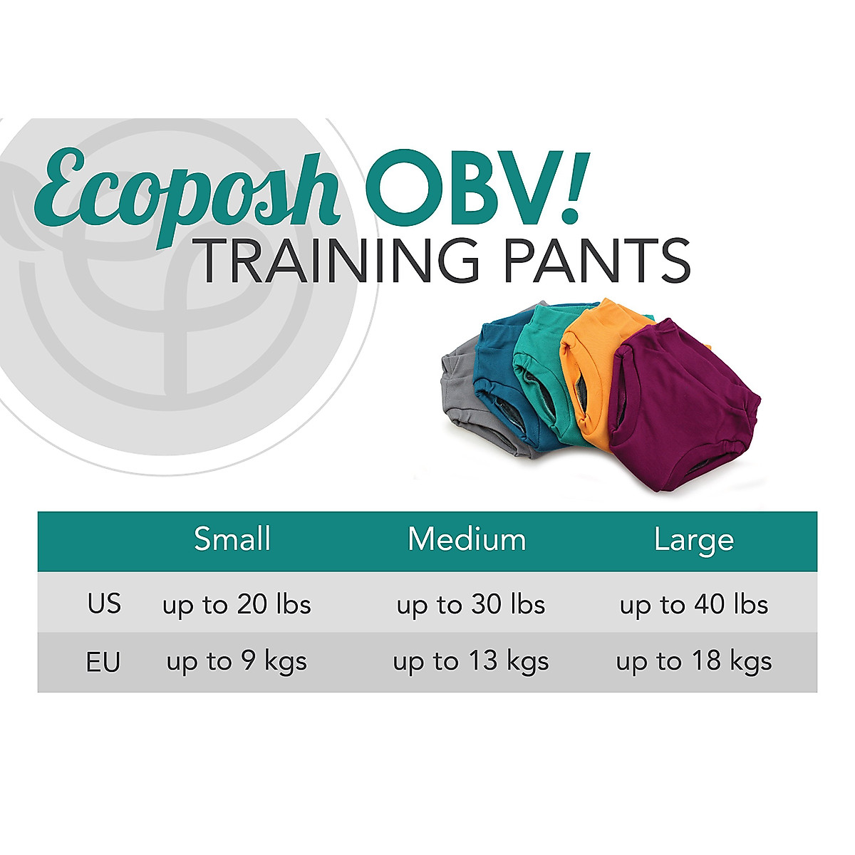 Kanga Care Ecoposh OBV Reusable Pull Up Toddler Underwear Potty Training Pants | Boysenberry Medium 2T/3T