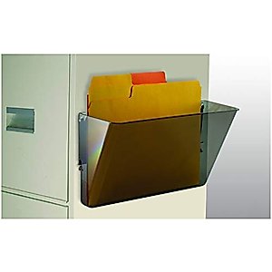 Officemate Magnetic Wall File Letter Size, Smoke (21451)