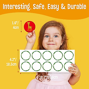 Magnetic Ten-Frame Set, 5 Frames & 55 Colorful Counters Ten Frame Math Games Jungle Themed Math Manipulative Counting Toys for Kindergarten Preschool, 5 Colors & 5 Animals (Fridge & Hand-held)