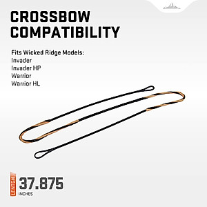 Wicked Ridge by TenPoint Replacement String for Invader, Invader HP, Warrior & Warrior HL Crossbow Models (WRA182)