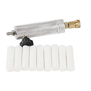 TUXING 4500Psi Pcp Air Compressor Air Filter, Pcp Oil Water Separator with Release Valve Prevent Gas Reflux,High Pressure Air Filter Diving Separator with 8mm Female and Male Quick Connector
