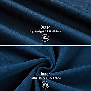 qualidyne Men's Winter Cycling Jersey Long Sleeve Fleece Thermal Bike Jacket Full Zip Biking Bicycle Shirt Cold Weather Blue