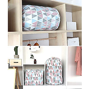 Axgo Quilt Storage Pouch, 1 Pack Foldable Bundle Dust-Proof Organizers Bags, Black&White Grid