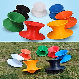 CHZDPP Kids Sensory Swivel Chair with Non-slip Pattern, 360° Swivel Small Gyro Chair for Playground/Kindergarten/Mall, Sports Toys for Boys & Girls Ages 2 to 5(Orange)