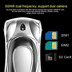 Baby Tablet, Toddler Tablet 100240V with US Plug Car Theme for Home Travel (US Plug)