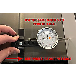 Table Saw Alignment Gauge Without Dial Indicator - Calibrate and Align Your Blade & Fence - Eliminate Burn Marks and Reduce Kickback!