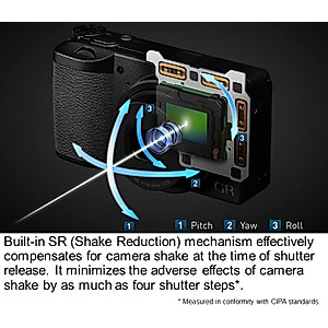 Ricoh GR IIIx Urban Edition, Metallic Gray Body with Navy Blue Ring, Digital Compact Camera with 24MP APS-C Size CMOS Sensor, 40mmF2.8 GR Lens (in The 35mm Format)