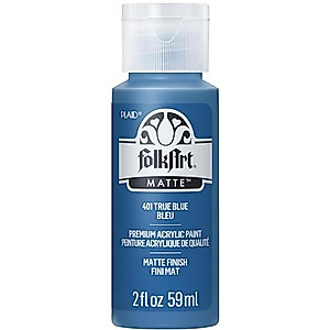 FolkArt K401 Acrylic Paint, 2 oz, True Blue