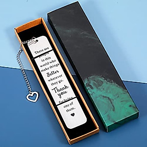 Thank You Gifts for Women Inspirational Employee Appreciation Gifts Bookmark Bulk Gifts for Coworkers Christmas Gifts Leader Boss Lady Birthday Valentines Boss Gifts Farewell Retirement Teacher Nurse