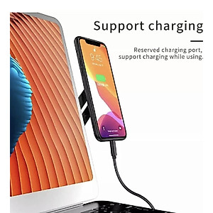 Aporia - Magnetic Cellphone Mount for Laptop, Foldable Monitor Side Phone Holder Attach to Computer Monitor for Smart Phones (Rose Gold)