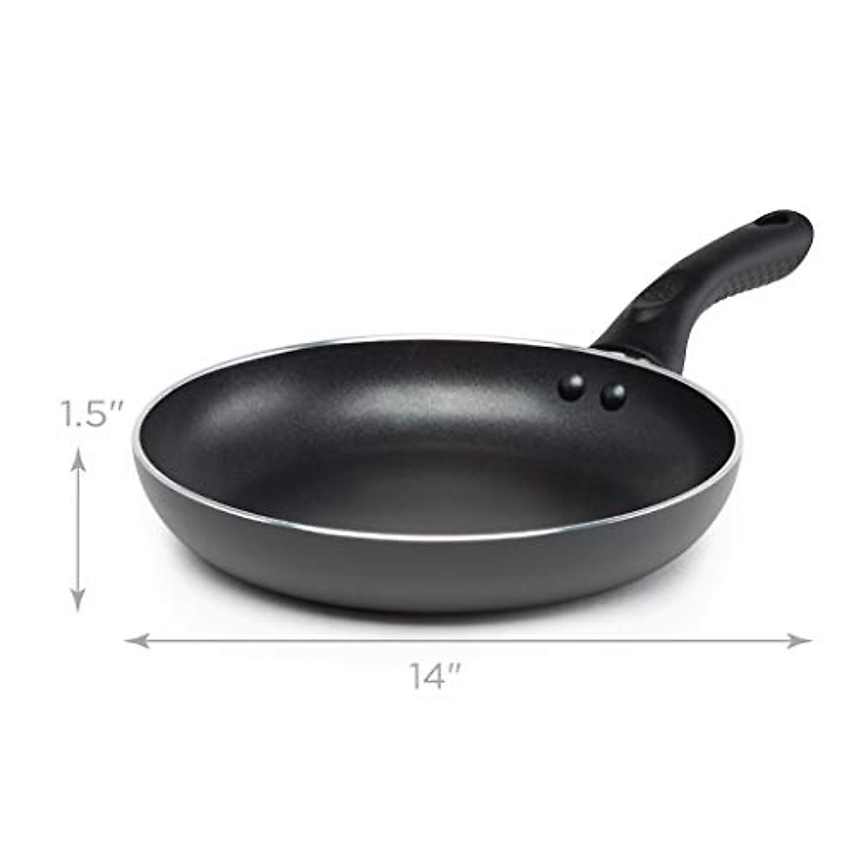Ecolution EVBK-5120 Evolve Fry Pan, 8 Inch, Black