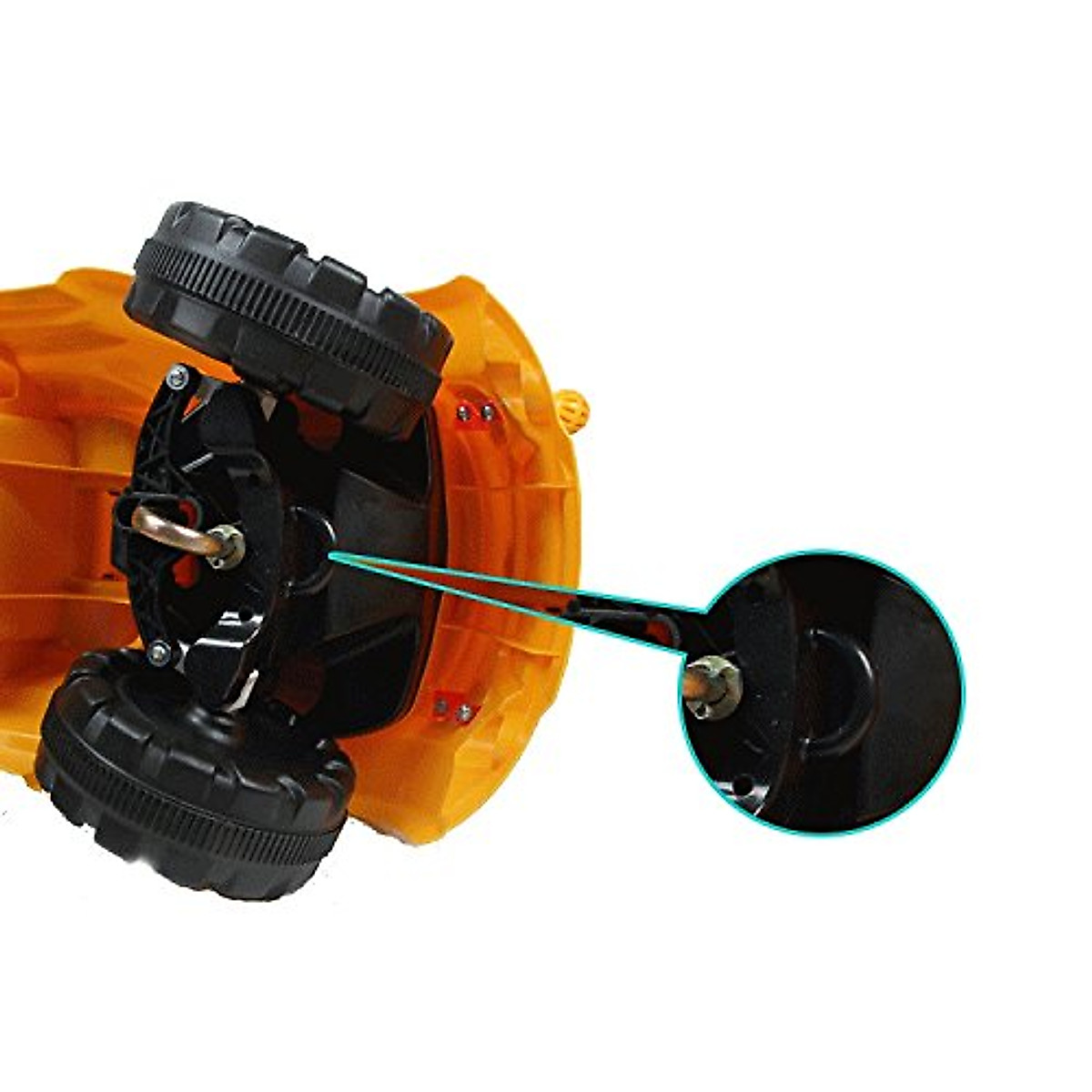 POCO DIVO Blue Digger Scooter, Ride-on Excavator, Pulling cart, Pretend Play Construction Truck