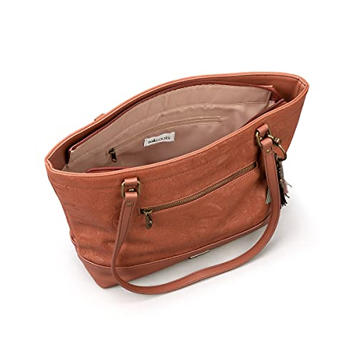 Sakroots womens Arcadia Recycled Metro Tote, Tobacco, One Size US