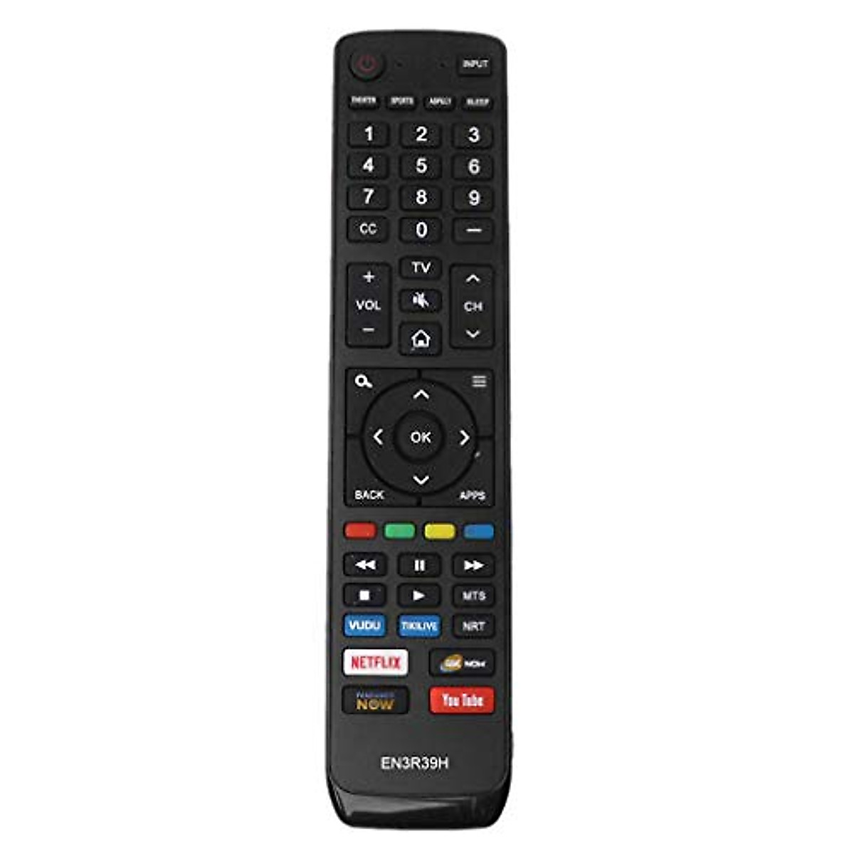 New EN3R39H Remote Control Replaced for Hisense LCD LED 4K Smart TV