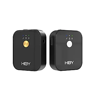 HiBy MC1 Wireless Microphone for PC/Tablet/Camcorder/Camera/Smartphone 1TX +1RX (SV)