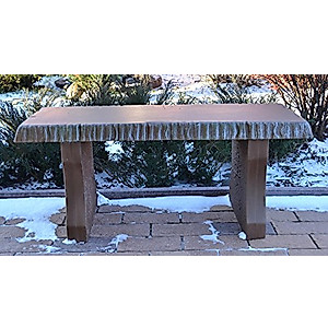 Mold Concrete TOP Bench Long 40" Cover Cement Benches TOP ONLY #B03