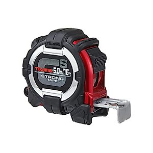 TAJIMA Tape Measure - 16ft/5m x 1in GS-Lock Measuring Tape with Compatible Clip & Hook - GS-C16/5MBW