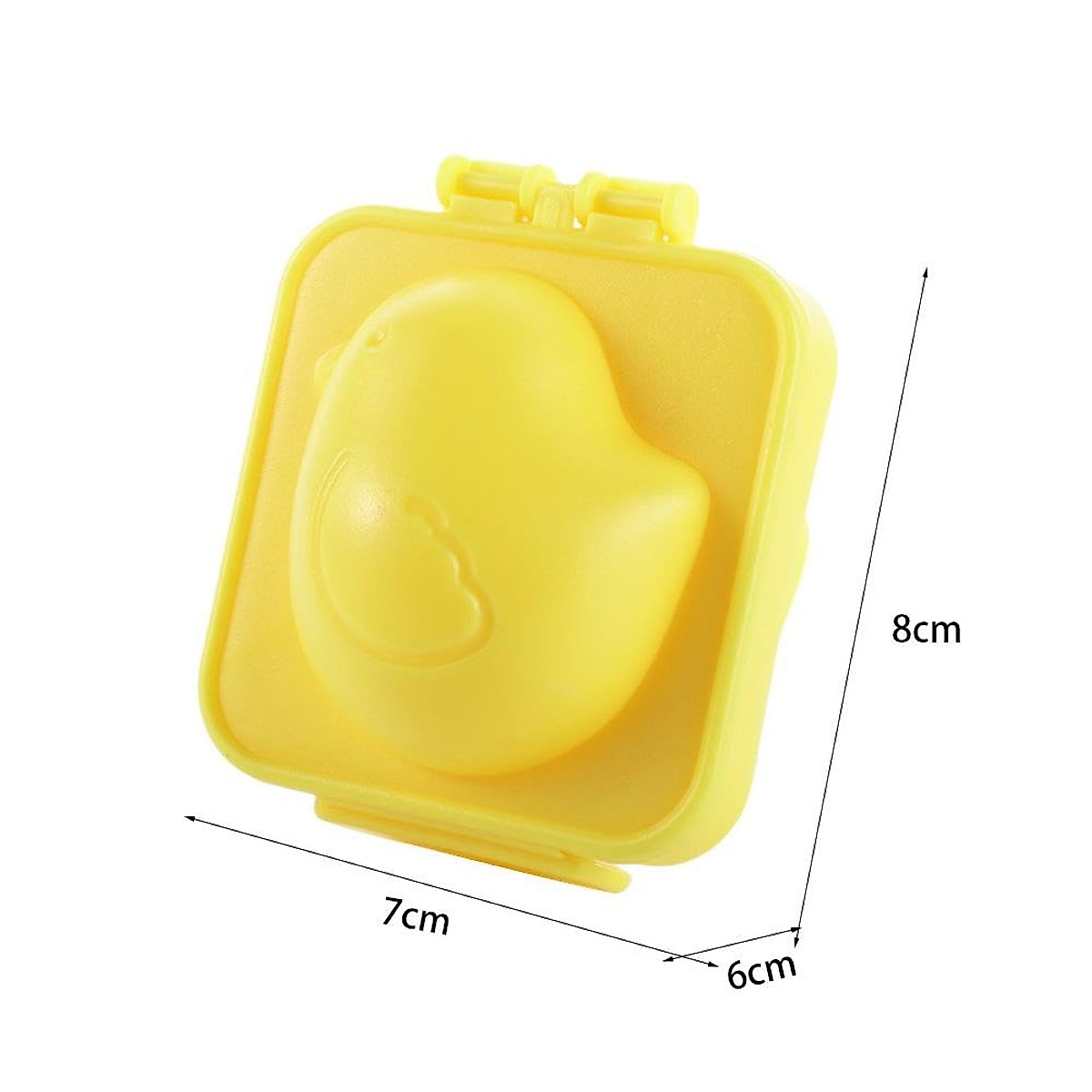 1Set Boiled Egg Mould,Cute Chicken Shape Egg Holder Mini Rice Ball Mould Cartoon Sushi Mould for Kitchen