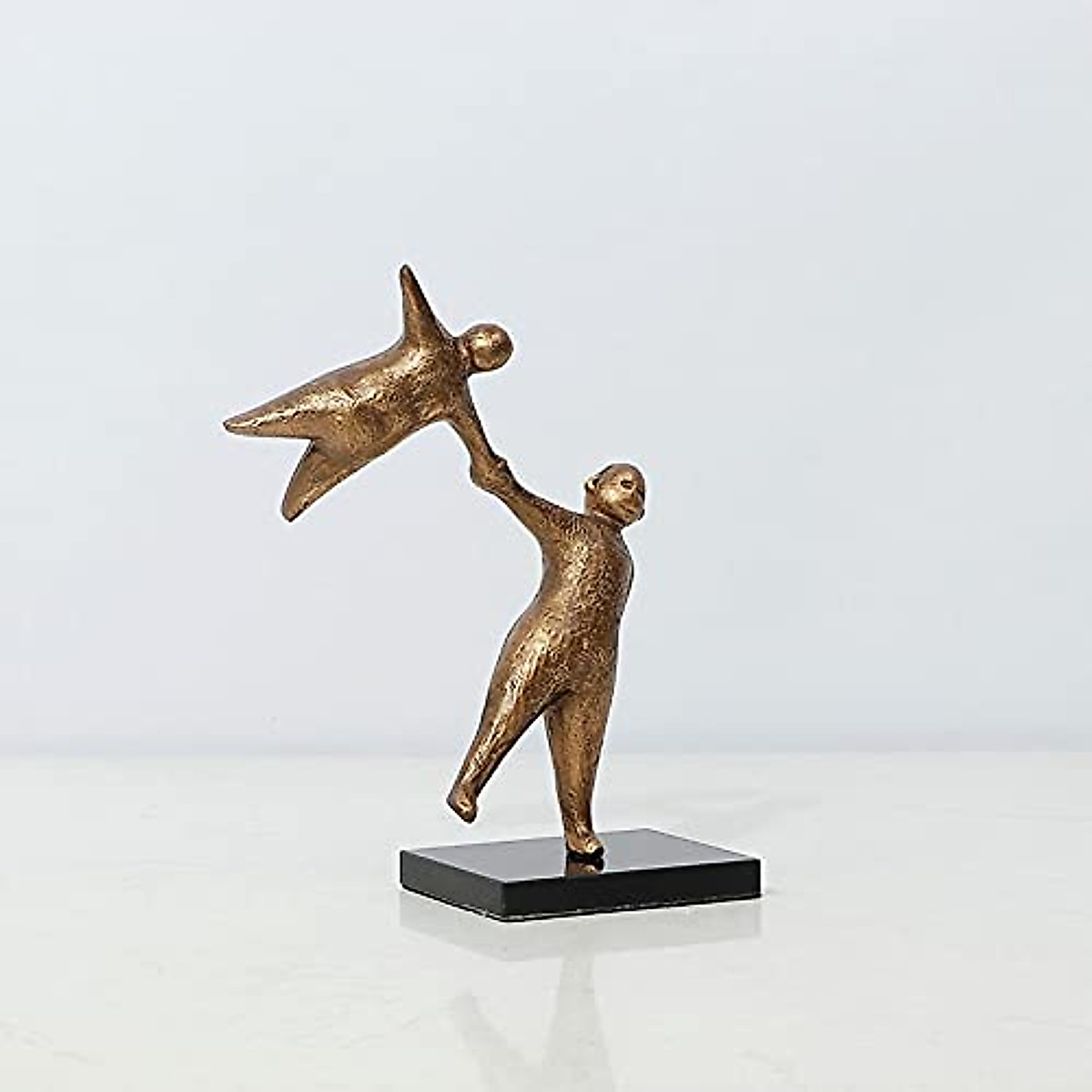 Modern Minimalist Living Room Entrance Bookcase Marble Metal Arched Decoration Model Room Desktop Light Decorations