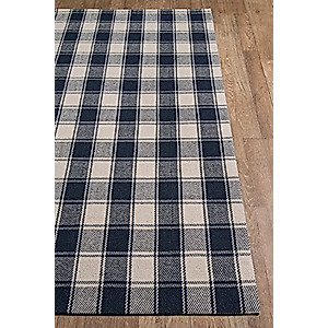 Erin Gates by Momeni Marlborough Charles Navy Hand Woven Wool Area Rug 8' X 10'