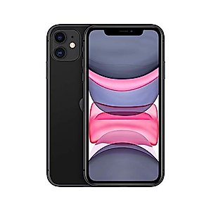 Apple iPhone 11 64GB, Black - Locked Cricket Wireless (Renewed)