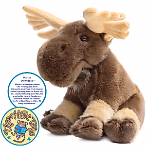 TigerHart Martin The Moose - 9 Inch Stuffed Animal Plush (Classic Edition)