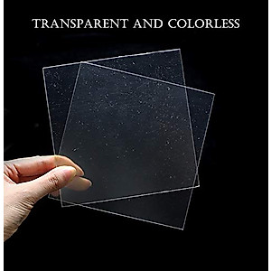 20 Sheets 1.0MM Dental Hard Splint, Thermoforming Materials for Vacuum Forming Machine 5''x 5''