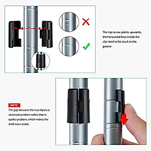 SINGAYE Storage Shelves, 6-Tier Wire Shelving Unit with Baskets Storage Rack Corner Shelf Shelving Adjustable Storage Shelf, 13.4" D x 13.4" W x 62.99" H,Silver