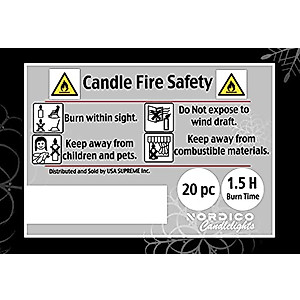 20 pcs Black Candles-Magic Ritual Small Mini Spell Chime Candles-for Pagan and Witchcraft Altars-4 inch X 1/2 inch Diameter - 1.5 Hour Burn Time