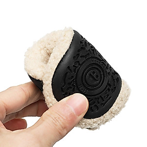 L-RUN Toddler Slipper Girl/boy Indoor House Slipper Beige 5.5-6 Infant=EU22-23