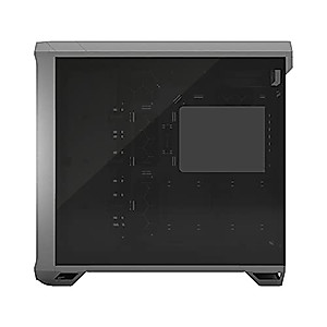 Fractal Design Torrent Gray - Ligth Tint Tempered Glass Side Panel - Open Grille for Maximum air Intake - Two 180mm PWM and Three 140mm Fans Included - Type C - ATX Airflow Mid Tower PC Gaming Case