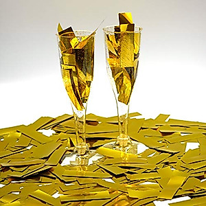 Ultimate Confetti Shiny Gold Metallic Bulk Confetti Bag, Includes 1 Pound Bag Confetti | Great for Celebrations, Weddings, Confetti Party, Fiesta Confetti, 2022 Graduation, & More