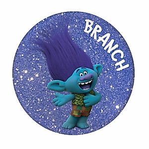 Trolls Blanket | Trolls Band Together Fleece Blanket | Trolls Throw Blanket | Soft Fleece Blanket | 45 x 60 Inches | Includes 2 Collectible Buttons | Officially Licensed