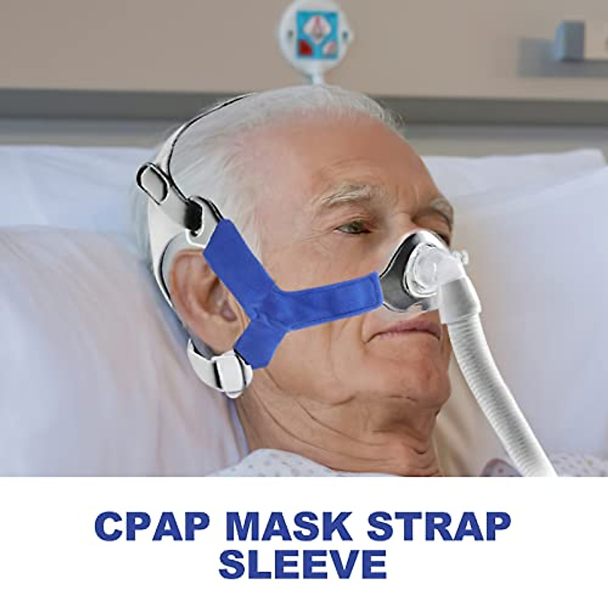 Healeved Masks Strap Pads CPAP Covers 1 Pair CPAP Headgear Straps Y Cover Compatible with AirFit N20 or Wisp Nasal CPAP Mask Cpap Straps Wraps