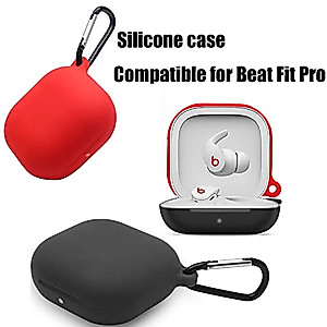 Silicone Case for Beat Fit Pro in-Ear Detection Bluetooth Headphones,Premium Soft Skin Cover Shock-Absorbing,Anti-Scratch Protective Case with Keychain,Yellow