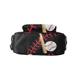 XOZOTY Ball Baseball Number Custom Name Boys and Girls Daily Bag Multi-Function Casual Sport Backpack