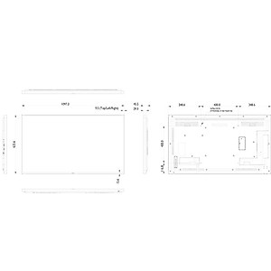 PHILIPS 49BDL4050D 49 Display D-Line w/450cd/mý E-LED, IPS, 1080p, 49BDL4050D_00 (w/450cd/mý E-LED, IPS, 1080p, Android, HTML5 Browser & Wi-Fi - Landscape 16/7 - Portrait 12/7)