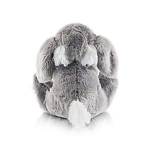 My OLi Bunny Rabbit Stuffed Animal Plush Bunny 8.5" Easter Stuffed Bunny with Floppy Ear Plush Rabbit Bedtime Friend Plush Toy Gifts for Girls Boys Kids, Gray
