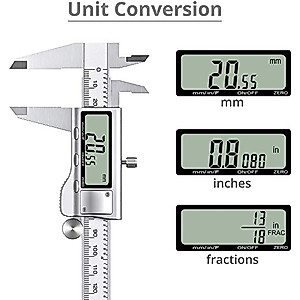 Electronic Digital Vernier Caliper 0-150mm 6 inch Stainless Steel Caliper Gauge Micrometer