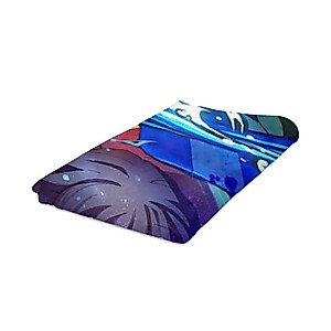Anime Blanket Unisex Portable Ultra Soft Cartoon Blanket, Bedding, Sofa and Living Room Flannel Throw Blanket 40* 50, 50 *60 (Blue 50x60)