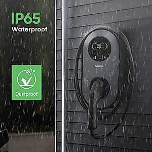 AutoBot Home Electric Vehicle (EV) Charger Level 2, Extra 2 RFID Card, 40Amp, 240V, NEMA 14-50 Plug, Indoor/Outdoor EVSE, 25-Foot Cable for All EVs, Gifts